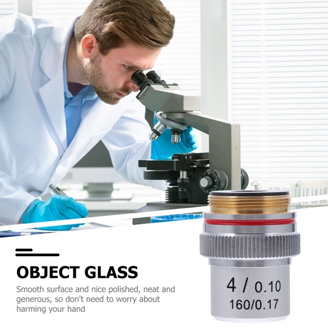 STEEL OBJECTIVE LENS Biological Microscope Achromatic Objectives £12.89 ...