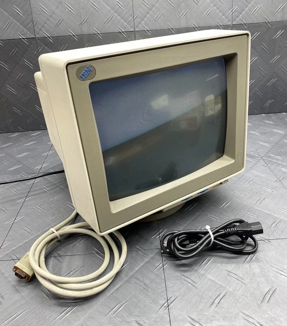 VINTAGE IBM MONITOR 9515-001 Retro Gaming Color Display VGA Monitor ...