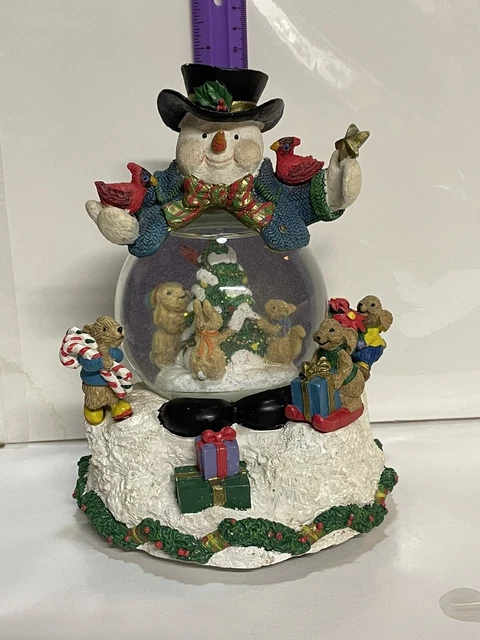 LARGE VINTAGE AVON Frosty the Snowman Musical Snow Globe £14.64 ...