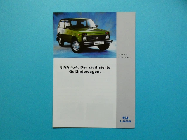 PROSPEKT / KATALOG / Broschüre - Lada Niva - 1,7i und 1,9 Diesel - 03/ ...