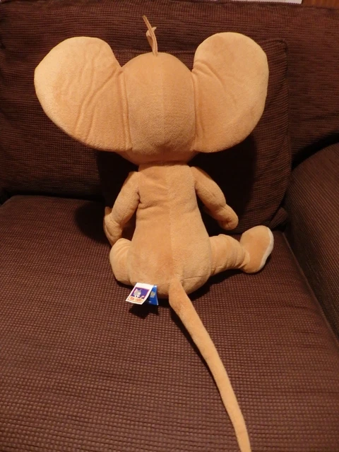 LARGE OFFICIAL JERRY Mouse (Tom & Jerry) Warner Brothers Plush Soft Toy ...