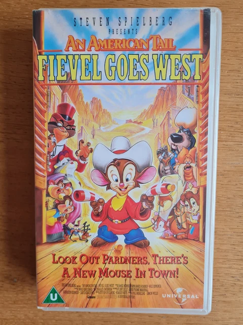 An American Tail Fievel Goes West Vhs 1991 4 66 Picclick Uk