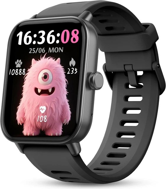 KIDS WATCH, 44MM Smart Watch,Heart Rate & Sleep Tracker, Stress £16.12 ...