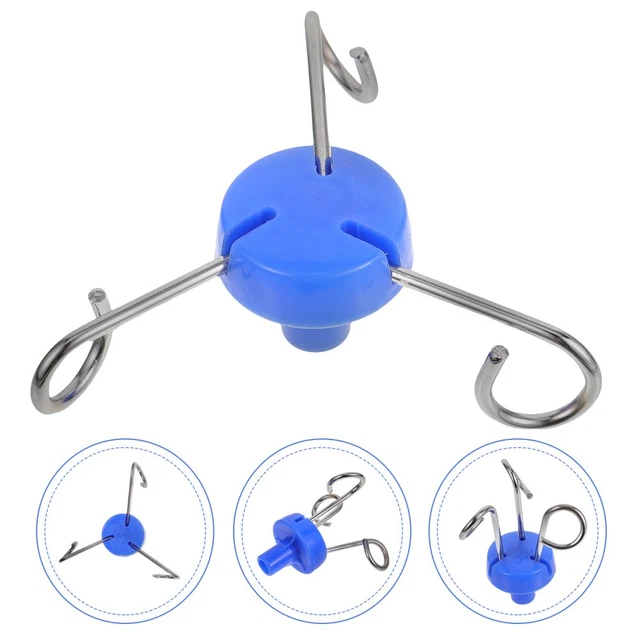 MEDICAL HANGING RACK Round Hook Plastic Removable Stainless Steel Hooks ...