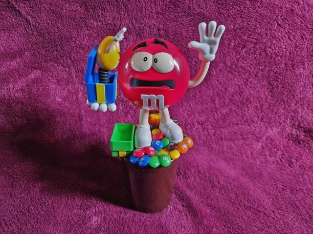 M&M SWEET CANDY/CHOCOLATE Dispenser Red Sweet Surprise Working 5.5" £16 ...