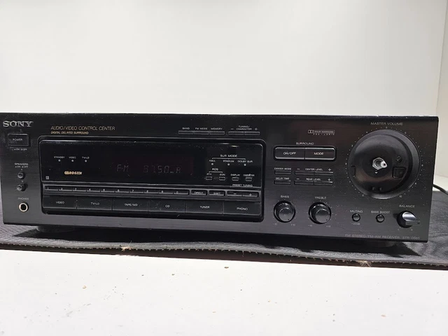 RÉCEPTEUR FM STÉRÉO/FM-AM Sony STR-D565 - Occasion fonctionne avec ...