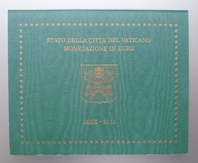 VATIKAN KMS 2010 Kursmünzensatz Papst Benedikt XVI. im Klappfolder EUR 35,00 - PicClick DE
