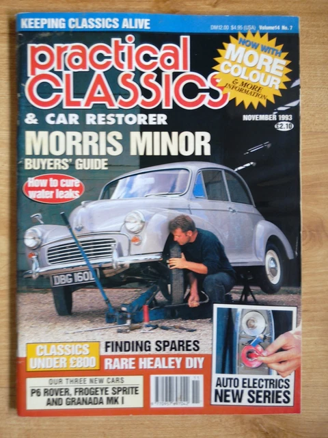 MORRIS MINOR GUIDE Healey Abbot Ford Granada Mk1 Rover 2000SC Triumph ...