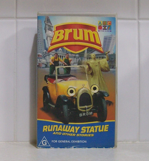 VHS VIDEOTAPE - BRUM - Runaway Statue and Other Stories - ABC For Kids ...