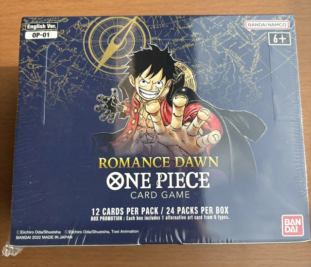 ONE PIECE OP-01 Romance Dawn Display - Reprint - FIRST SET/BASE SET - NEW & SEALED £195.11 ...