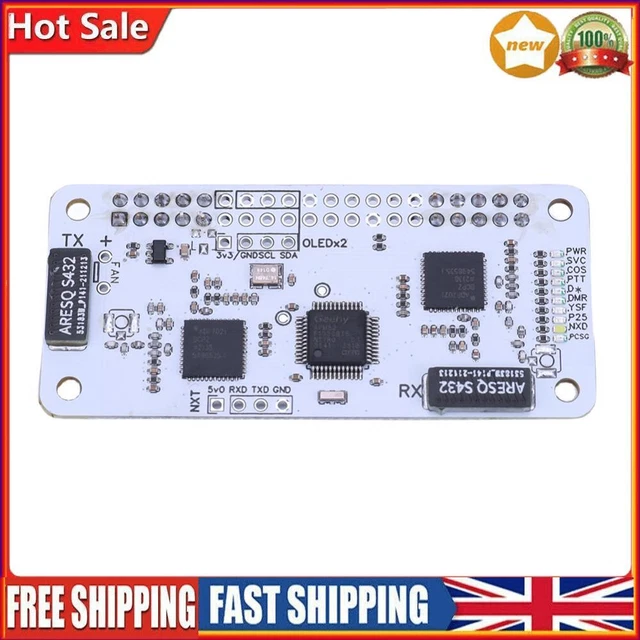 MMDVM HOTSPOT BOARD Buil-in Antenna UHF VHF Support P25 DMR YSF for Raspberry Pi EUR 37,01 ...