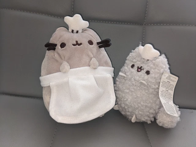 GUND PUSHEEN & Stormy Baking Collector Set Plush Soft Toy Cat Chef ...