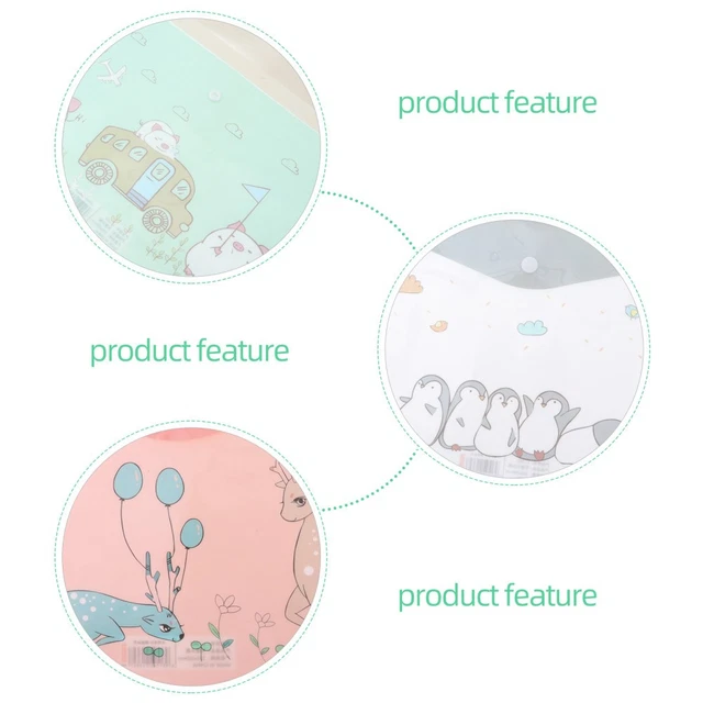 16 PCS POCKET File Folders Organizer Bag Binder Pockets with Snap $36. ...