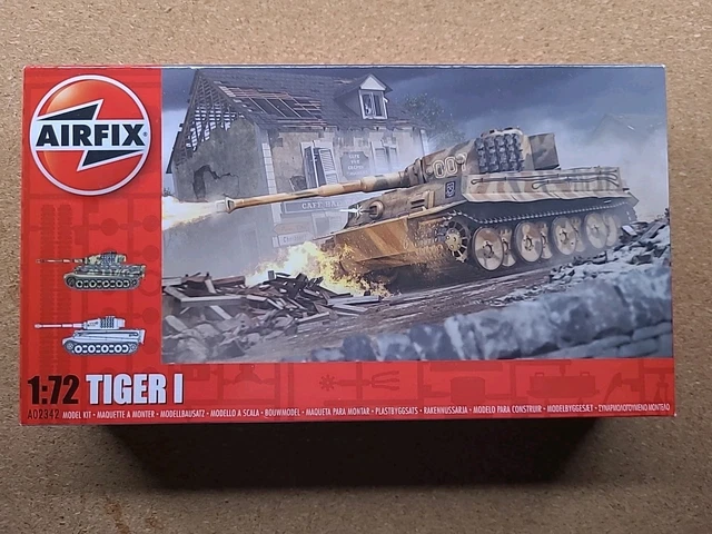AIRFIX A02342 TIGER I Tank Model Kit 1:72 Scale *BRAND NEW, UNOPENED ...