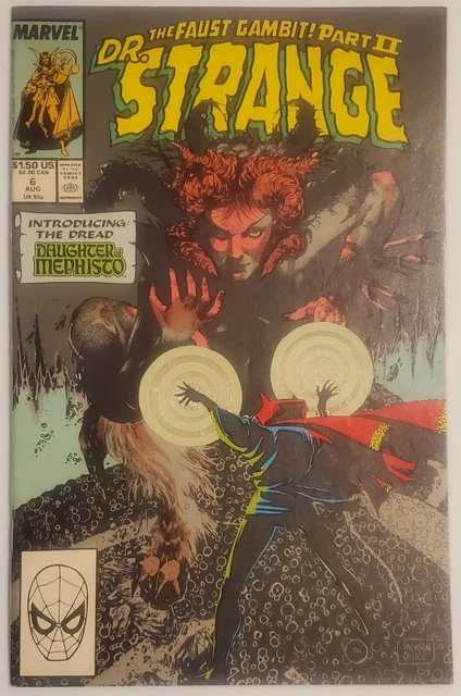 DR. STRANGE #6 : The Faust Gambit ! Partie II 1989 APPARENCE MEPHISTA ...