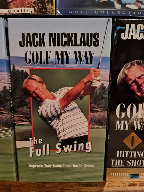 RARE GOLF VHS Lot Of 5. Jack Nicklaus, Ernie Els Training Videos. Golf ...