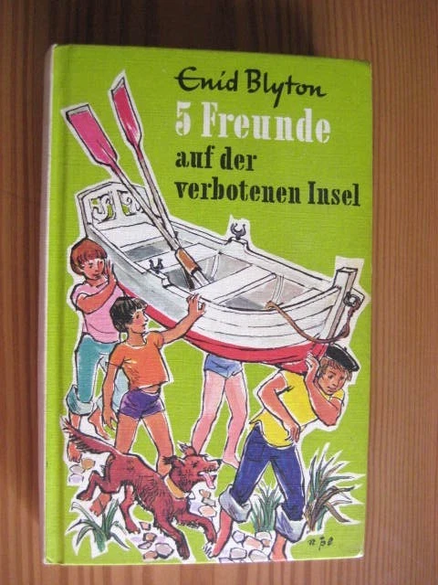 ENID BLYTON 5 Freunde auf der verbotenen Insel Geisterband 1977 EUR 14 ...