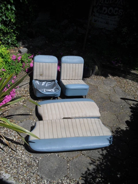 MORRIS MINOR 1000 ,Blue Duo-Tone Front and Rear seats,From 4 Door Car £ ...