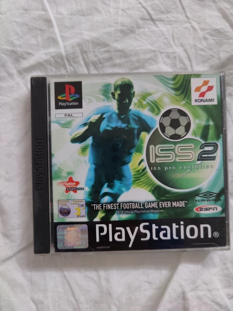 ISS PRO EVOLUTION 2 SONY PLAYSTATION PS1 FOOTBALL Complet Étiquette ...