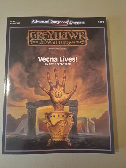 AD&D GREYHAWK VECNA LIVES! POD REPRINT VERSION Advanced Dungeons ...