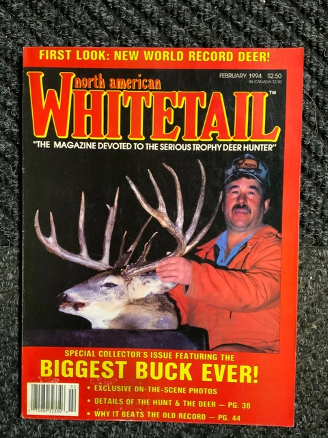 NORTH AMERICAN WHITETAIL Magazine February 1994 Milo Hanson World ...