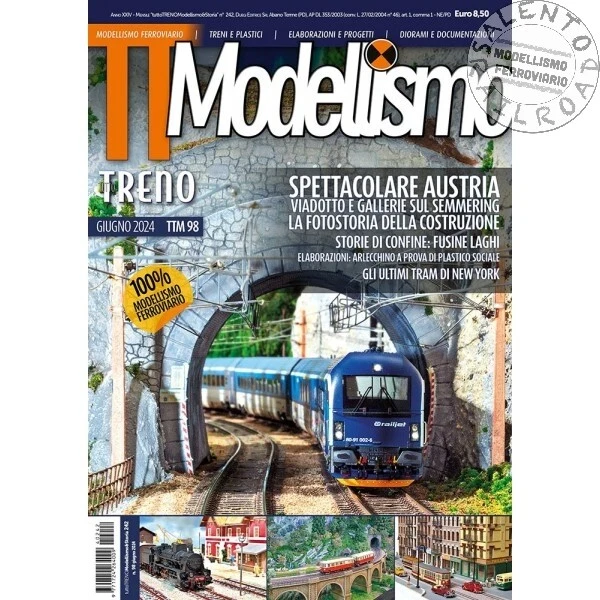 MAGAZINE FERROVIAIRE TUTTOTRENO Modélisme Juin 2024 Nombre 98 EUR 8,61 - PicClick FR