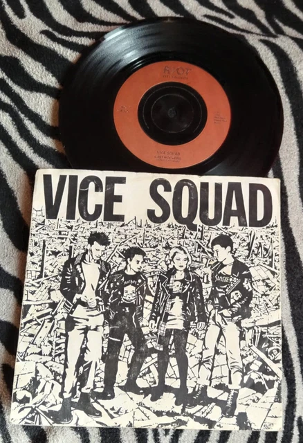 VICE SQUAD LAST Rockers 7" Vinyl Rare Punk 1980 Riot City Records EUR 4 ...