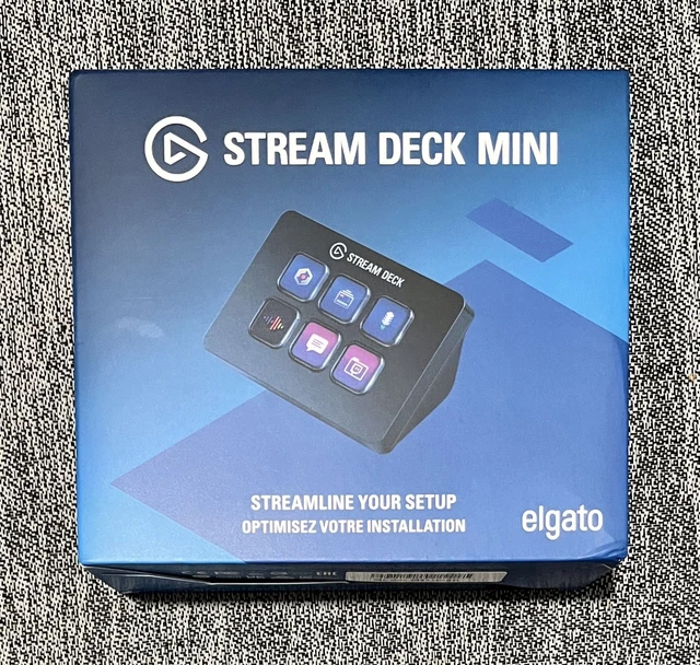 ELGATO STREAM DECK Mini with 6 Customizable LCD Keys for OBS, Twitch ...