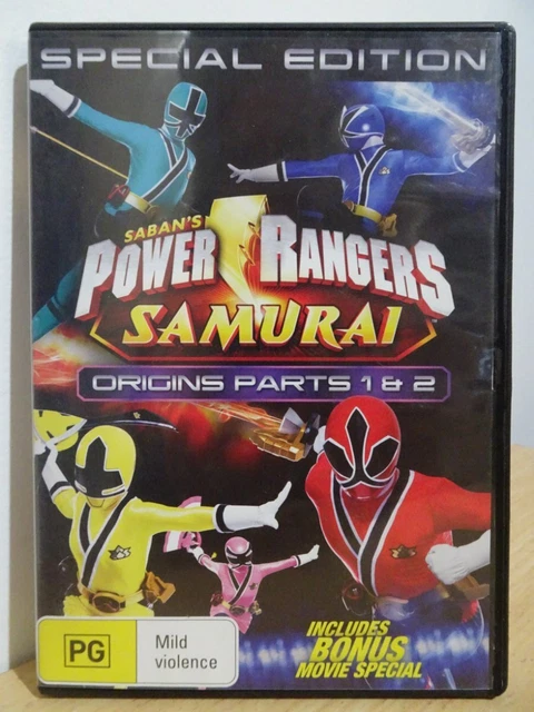 POWER RANGERS SAMURAI :Origins Parts 1 & 2 ~ DVD ~ Kids (271122) £7.14 ...