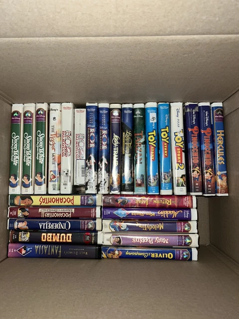 VHS TAPES MOVIE Lot Walt Disney Kids Family Clamshell Classics SEE LIST ...