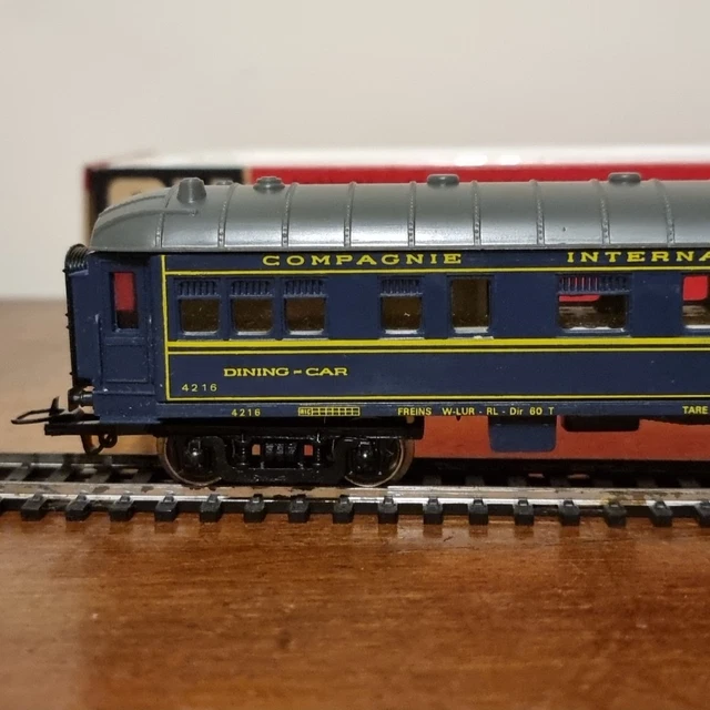 JOUEF 5600 HO CIWL Dining Car Rn.4216 Blue Coach Boxed £11.99 - PicClick UK