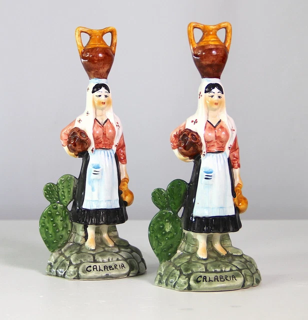 CALABRISELLE STATUE IN Ceramica Calabria Art Tradizionale Tipica ...