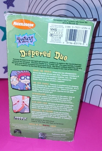 RUGRATS DIAPERED DUO VHS nickelodeon Orange tape $11.20 - PicClick CA
