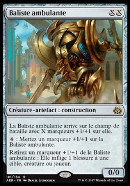 MAGIC / MTG baliste ambulante / walking ballista Aether Revolt French ...