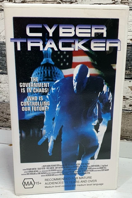 CYBER TRACKER SCI-FI VHS -Your Gateway to Futuristic Thrills 1993 White ...
