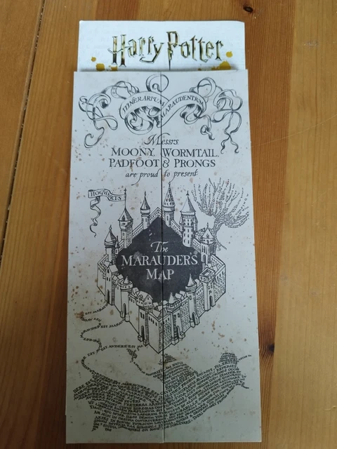 HARRY POTTER MARAUDERS Map Collectible Display Marauder's Map £5.99 ...