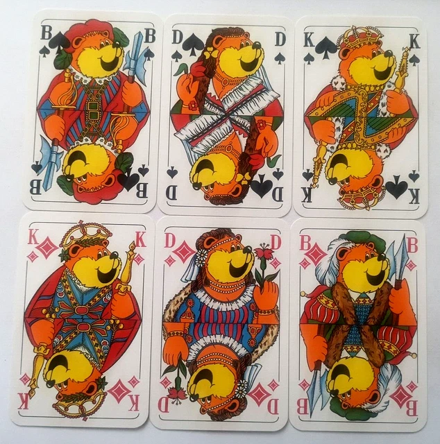 VINTAGE PLAYING CARDS Skat Grosso Bear Non Standard 32 Deck 1970 Uk ...
