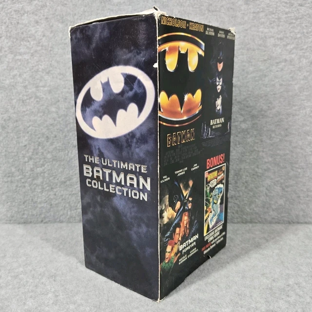 THE ULTIMATE BATMAN Collection Vhs 3 Movies, No Comic Book £18.08 ...