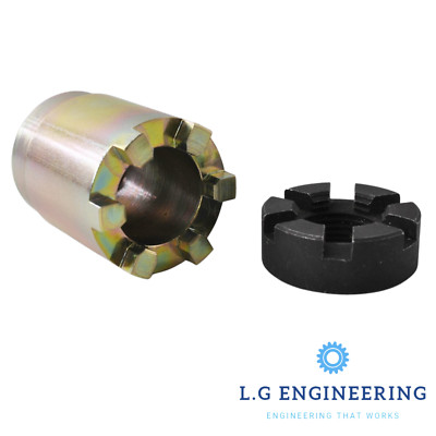 LAND ROVER SERIES Front Hub Castle Nut Socket Equivalent To RO1010 £19. ...