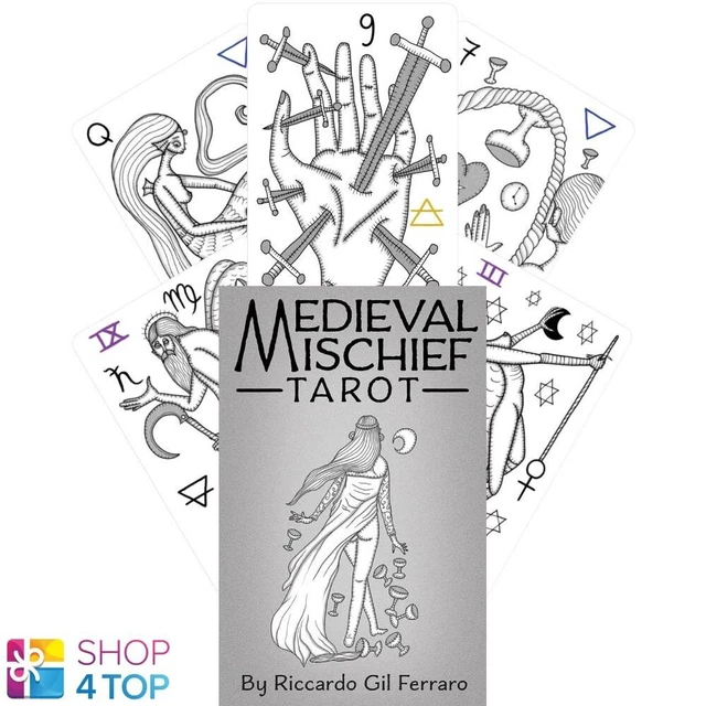 MEDIEVAL MISCHIEF TAROT Cards Deck Us Games Systems By Riccardo Gil ...