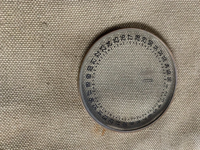ORIGINAL WW1/WW2 BRITISH Army Prismatic Compass Replacement Issue Glass ...