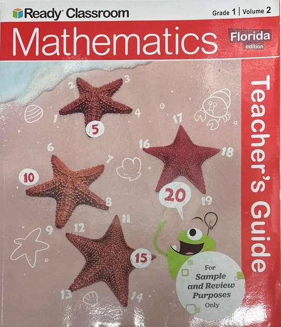 1ST GRADE 1 Ready Classroom Mathematics Florida Teachers Guide Volume 2 ...