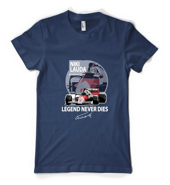 NIKI LAUDA LEGENDS Never Die F1 Motorsport Personalised Unisex Adult T ...
