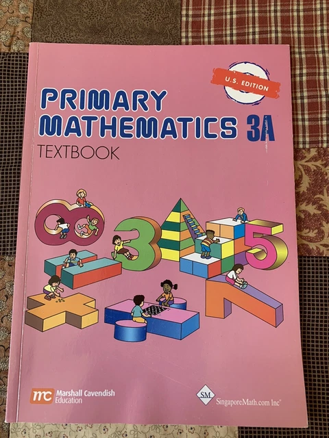 PRIMARY MATHEMATICS 3A Textbook Homeschool Classroom School $6.50 ...