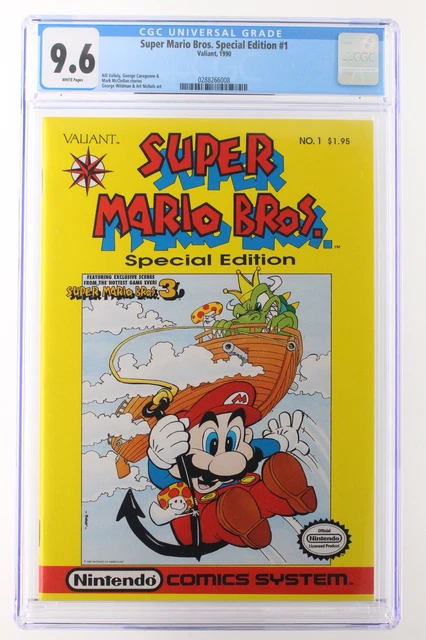 SUPER MARIO BROS. Special Edition #1 - Valiant 1990 CGC 9.6 Mario NES £ ...
