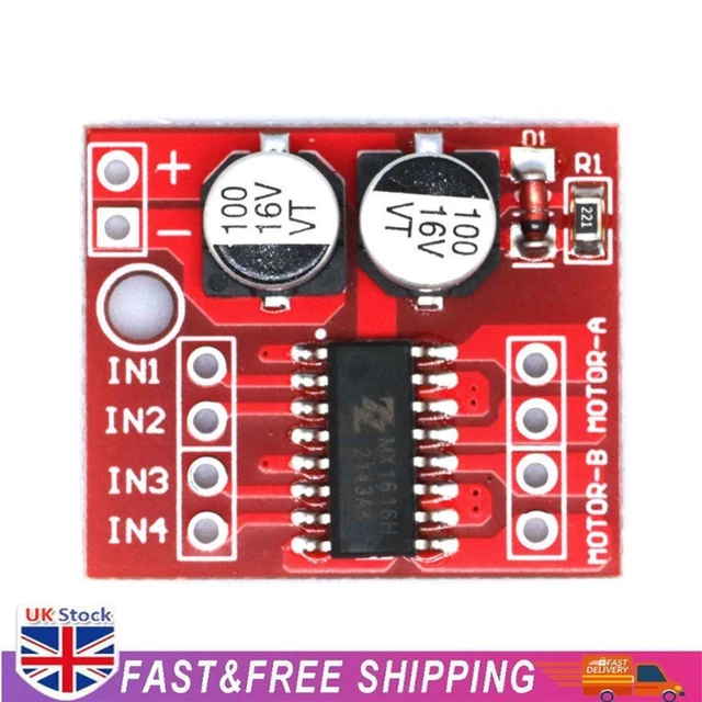 L298N 2-WAY DC Motor Driver Module PWM Speed Dual H-Bridge Stepper ...