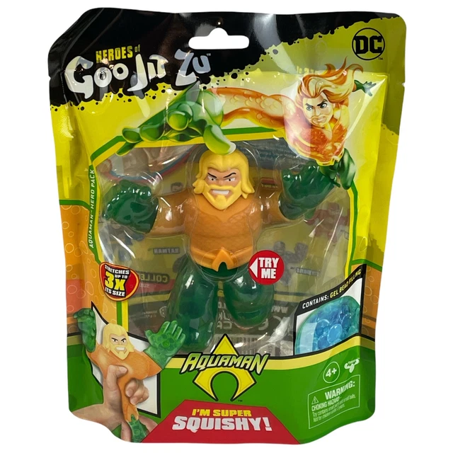 HEROES OF GOO Jit Zu DC Aquaman Super Squishy Hero Pack NEW 2021 Moose Toys EUR 17,01 - PicClick IT