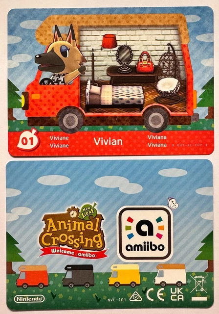 CARTA AMIIBO ORIGINALE ufficiale non scansionata Nintendo EU Animal ...