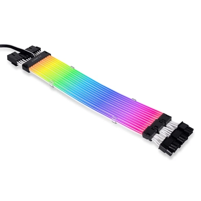 LIAN LI STRIMER Plus V2 Triple 8 PIN GPU RTX 30 Series Extension RGB ...