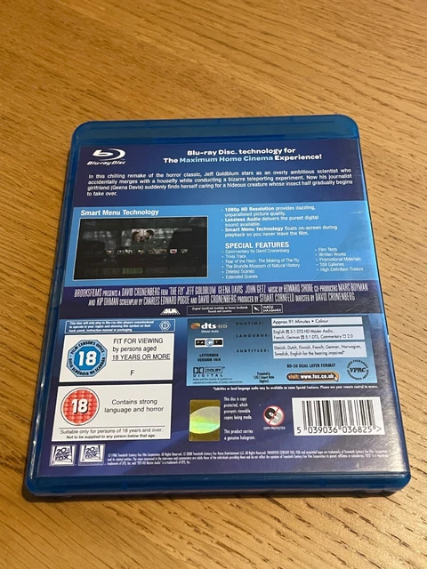 THE FLY BLU-RAY Jeff Goldblum David Cronenberg £6.99 - PicClick UK